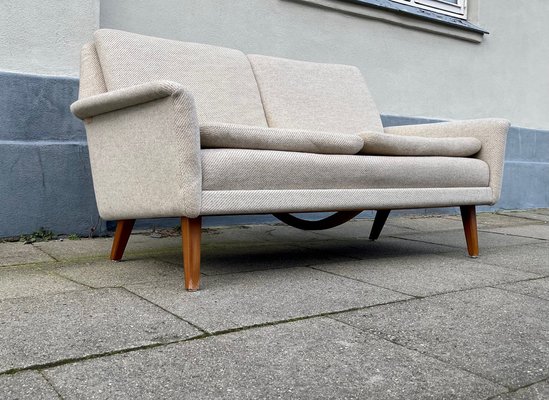 Vintage 2 Seat Dux Sofa in Hallingdal Wool by Folke Ohlsson for Fritz Hansen 1960s