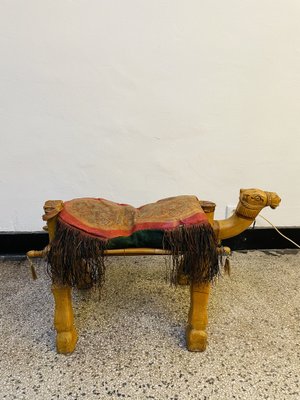 Vintage Camel Stool from Morocco 1950s