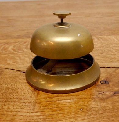 Victorian Brass Reception Desk Bell 1890