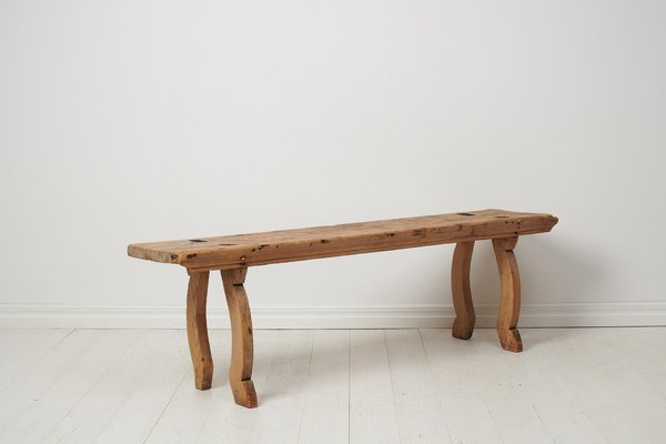 Rustic pine bench store
