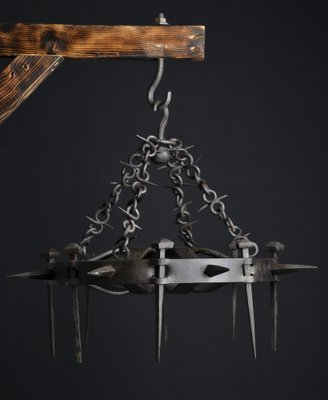 Spanish Iron Chandelier