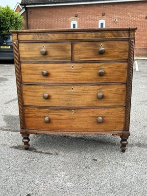Bow fronted chest of drawers store