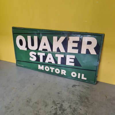 Quaker State Motor Oil Sign