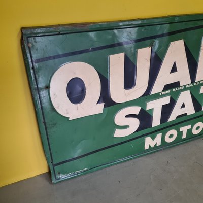 Quaker State Motor Oil Sign
