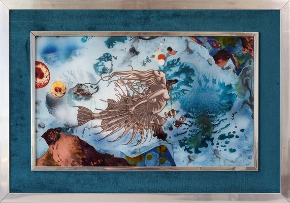 Abstract Mermaid Painting