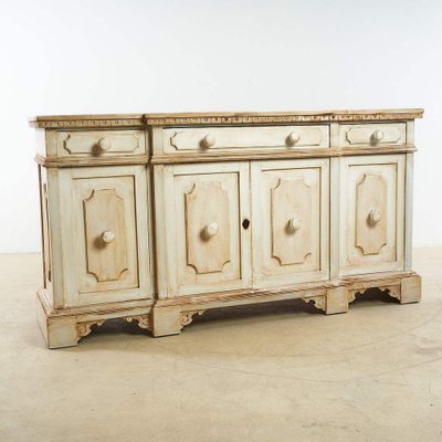 Vintage White Credenza