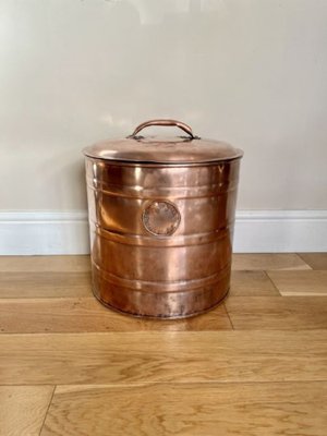 Copper Wood Bin