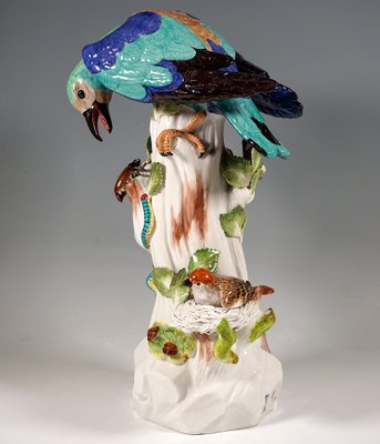 Bird Figure by J.J. Kaendler for Meissen Porcelain Germany 20th Century