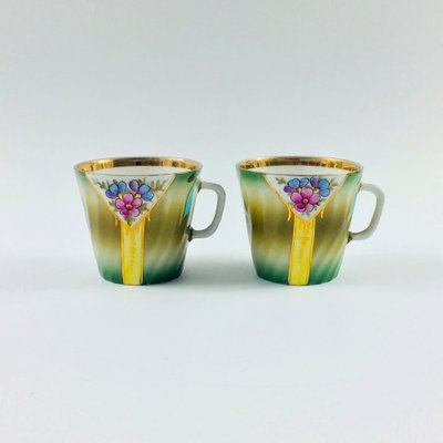 Russian Glass Tea Cups
