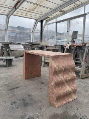Sculptural Stone Desk by My Habitat Design