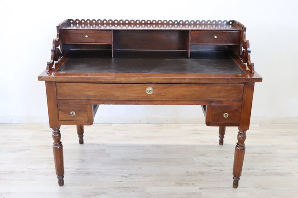 Antique walnut writing desk store