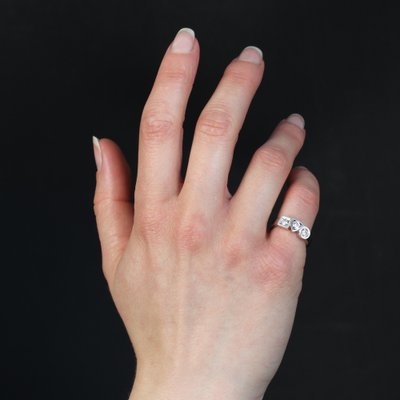 Modern Diamonds 18 Karat WeiBgold Tournaire Alchemy Trilogy Ring bei Pamono kaufen