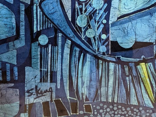 1970s Original Batik Art