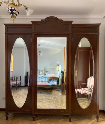 Mahogany wardrobe for sale store