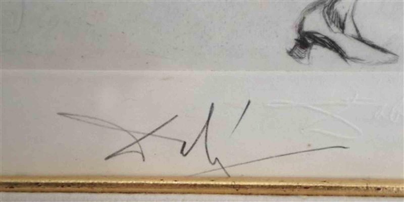 Salvador Dali Signature
