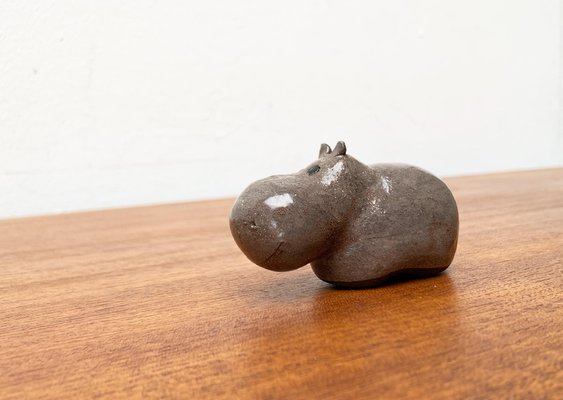 Hippo Clay Figurines