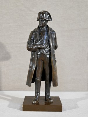 Napoleon Bonaparte Bronze Antique Patinated Bronze Equestrian Statue