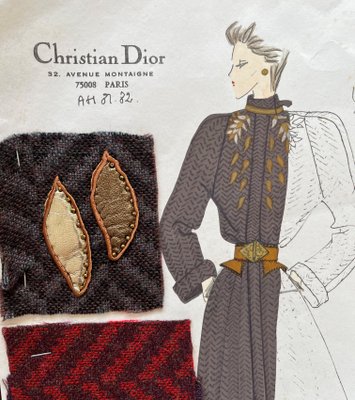 Dior Haute Couture Sketches