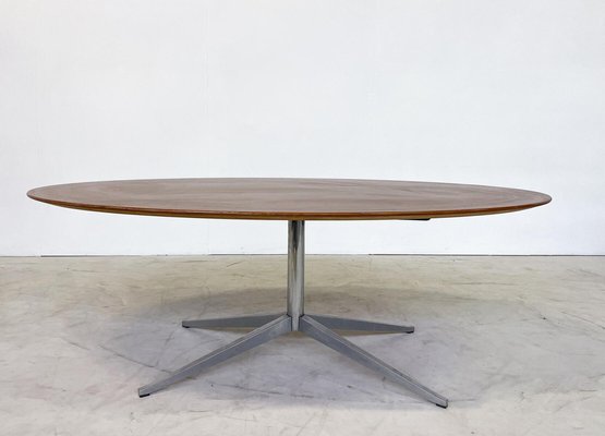 Mid century modern oval dining table store
