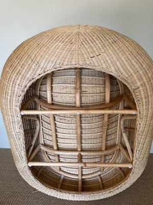 Ikea Hanging Wicker Chair Vintage Espri Safari Lounge Chair In Bamboo