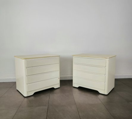 White vintage bedside table store