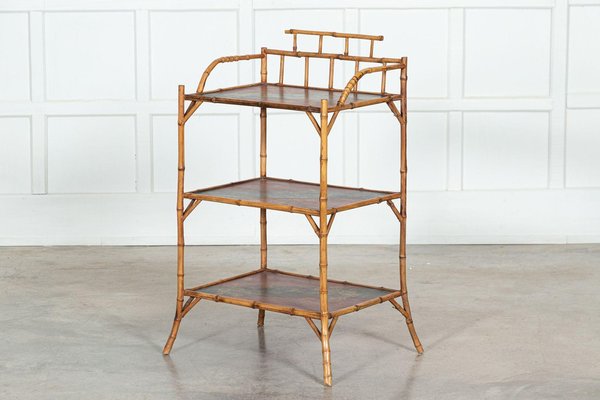 Englische Bambus Chinoiserie Etagere 1880