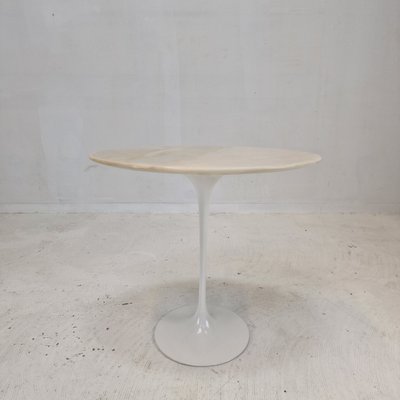 Oval Marble Side Table by Ero Saarinen for Knoll