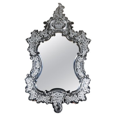 Large 20th Century Venetian Wall Mirror for sale at Pamono