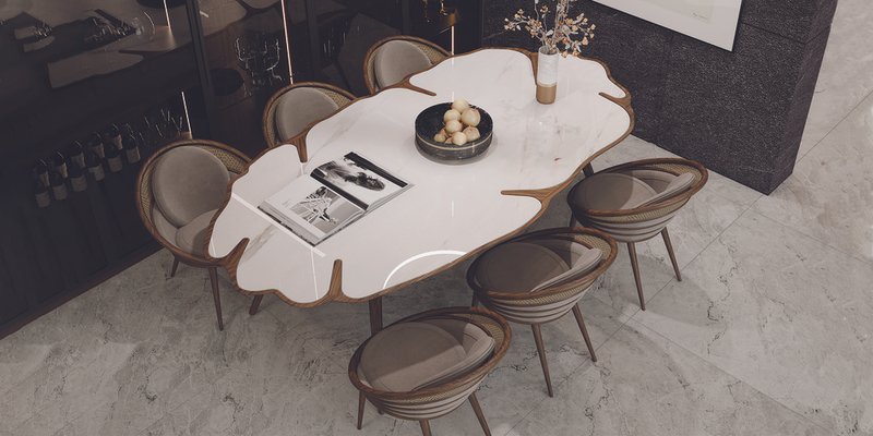 Korowai Dining Table by Alma De Luce for sale at Pamono