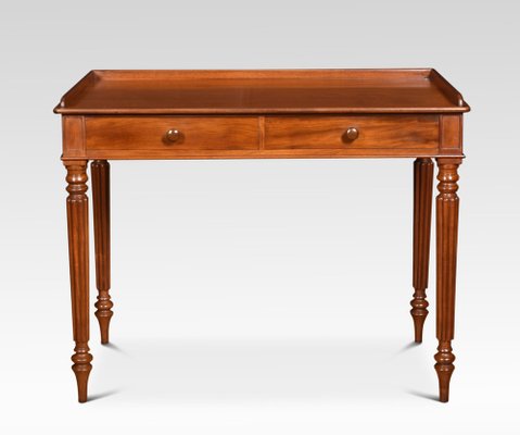 2 Drawer Writing Table in Mahogany