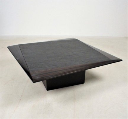 Asymmetrical Coffee Table by Tobia Scarpa Ebene Italy 1970s