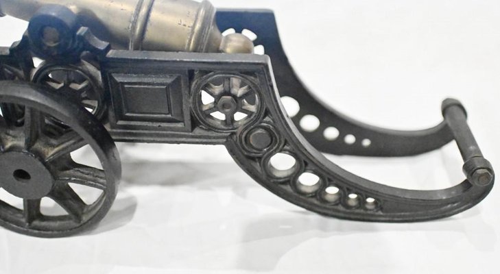 Vintage Cast Iron Cannon Vintage Penn Craft USA Cast Iron & Brass