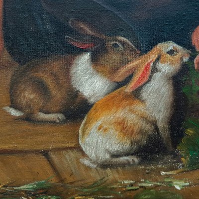 Rabbit Oil Paintings
