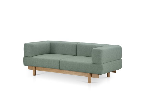 Light Blue Alchemist Two Seater Sofa by etc.etc. for Emko for sale at Pamono