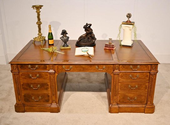Regency Partners Desk in Walnut for sale at Pamono