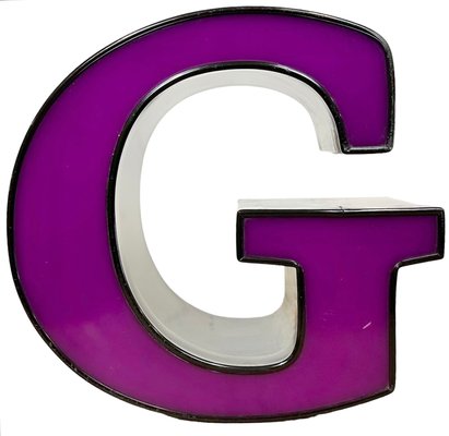 Letter G Purple