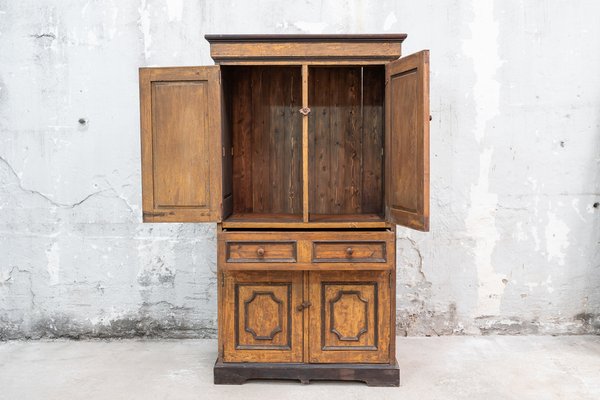 20th Century Rustic Armoire in Pine