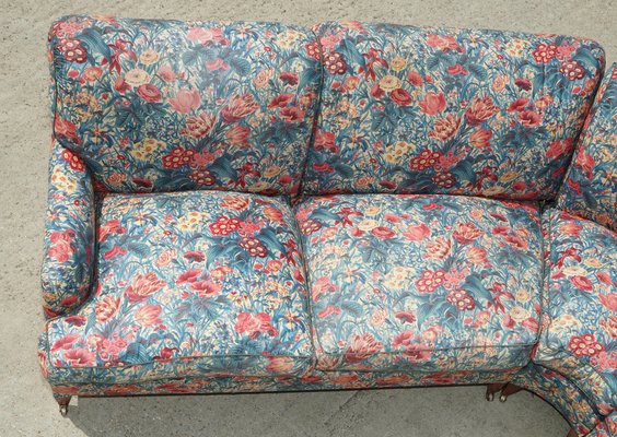 Old Blue Floral Couch