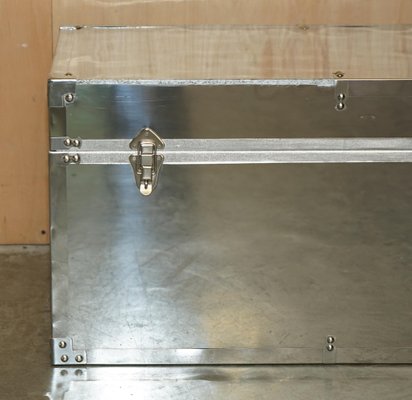Extra Large Metal Trunk