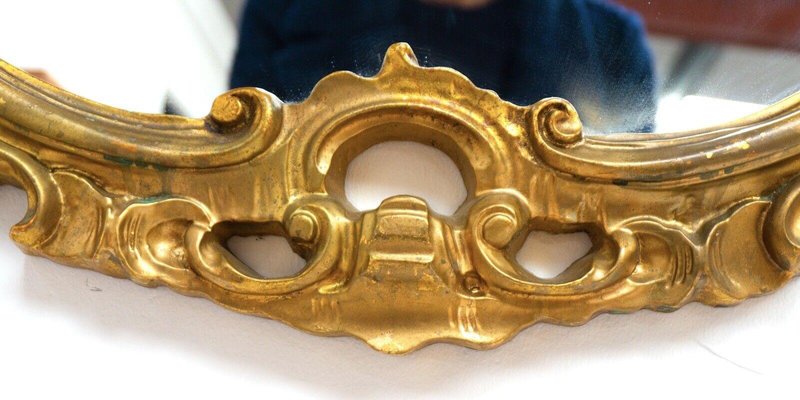 rococo mirror gold