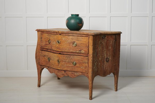 Antique Swedish Rococo Chest of Drawers