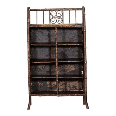 Antique English Bamboo Bookcase 1880 for sale at Pamono