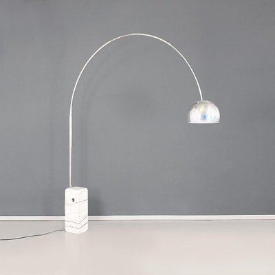 Mid Century Italian Arco Floor Lamp by Castiglioni Brothers for Flos 1962