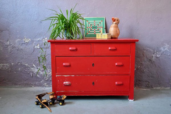 Red dressers for sale store