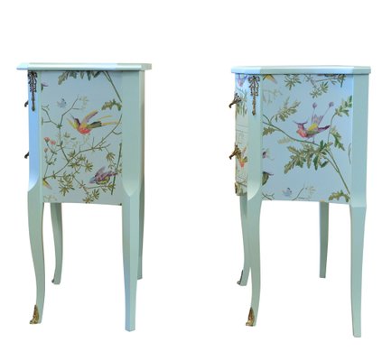 Patterned bedside table store