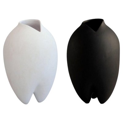 Coffee Sumo Vases Slim by 101 Copenhagen, Set of 2 for sale Coffee Sumo Vases Slim by 101 Copenhagen, Set of 2 for sale