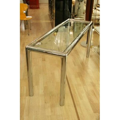 Chrome Console Table 1970s for sale at Pamono