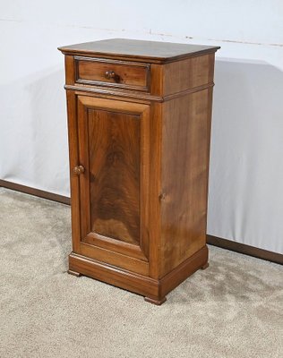 Small walnut bedside table store