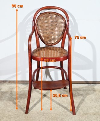 Kinderhochstuhl aus Buche von Michael Thonet fur Thonet 1890er bei Pamono kaufen