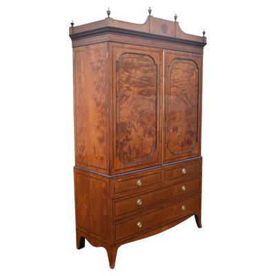 Vintage linen press store